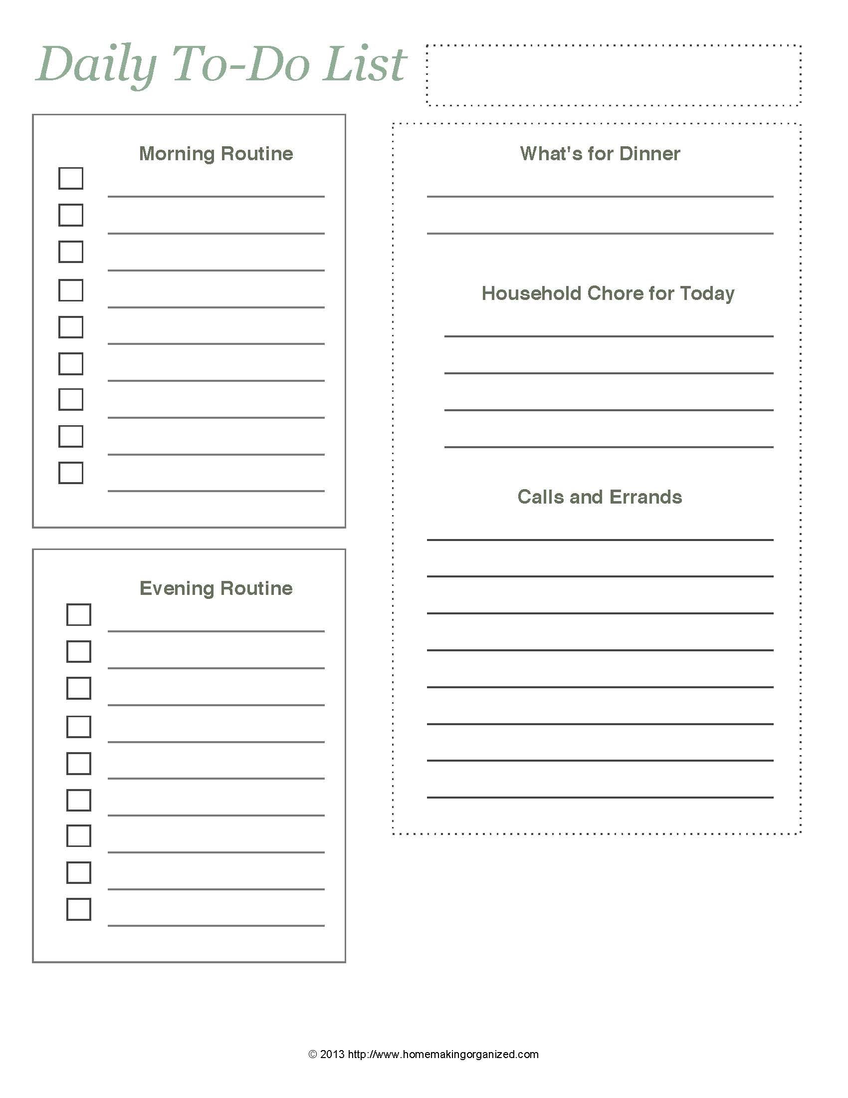 Home And Garden Free Printables Homemaking Organized