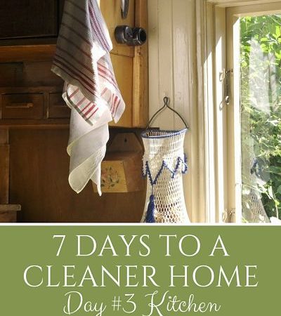 7 Days to a Cleaner Home Archives - Homemaking Organized