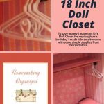 A Cute Pink DIY 18 Inch Doll Closet - Homemaking Organized