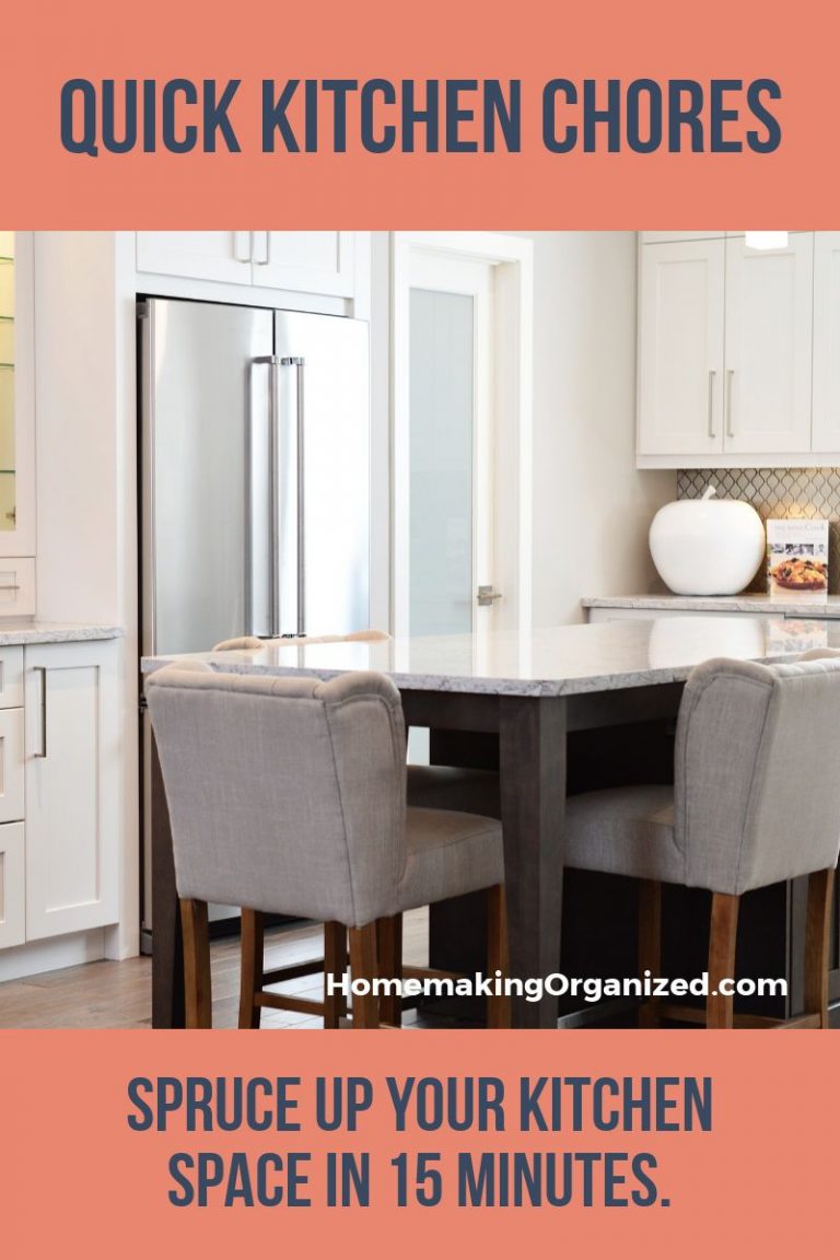 How to Clean Your Kitchen in 15 Minutes (and free Printable ...